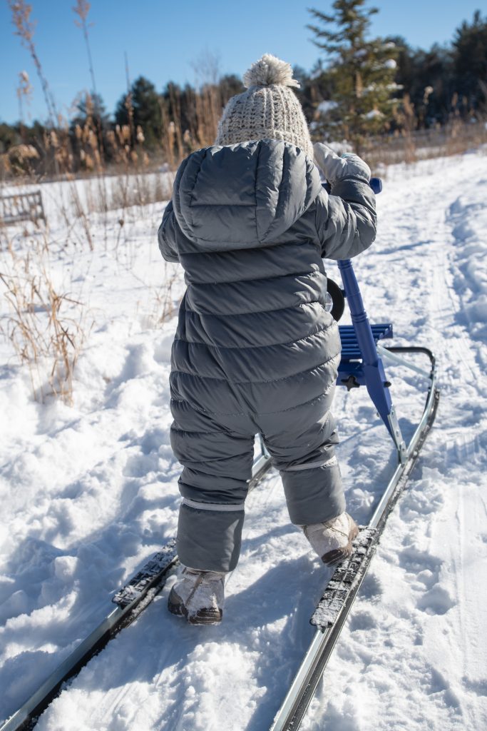 Kicksledding - The Wild Center